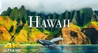 Flying OVER Hawaii (4K UHD) - Relaxing Music Along With Beautiful ...