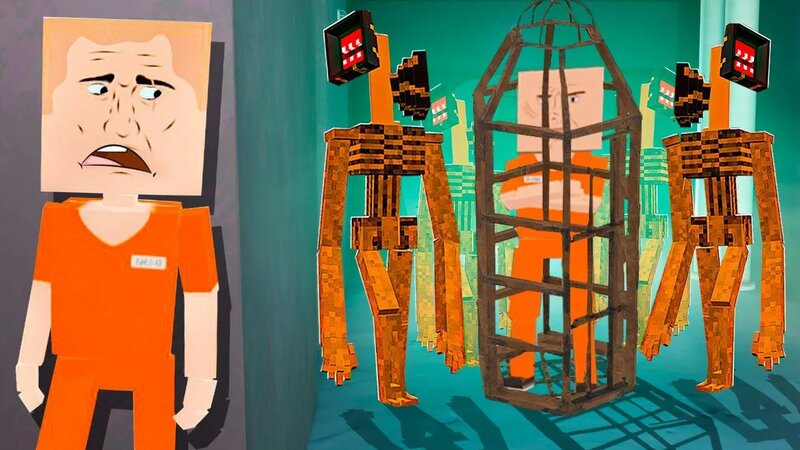 Ловушка сиреноголовых! опасные scp против заключенных! безумие и угар в ...