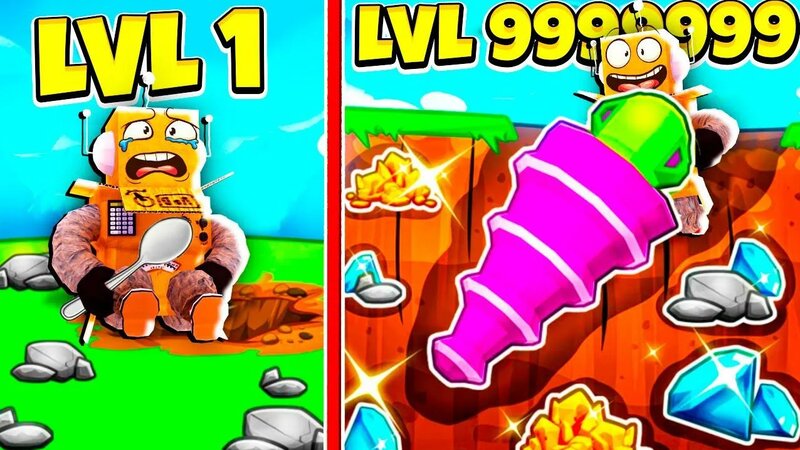 Выкопал Самую Оромную ЯМУ В МИРЕ! НУБ И ПРО Видео Roblox Digging ...