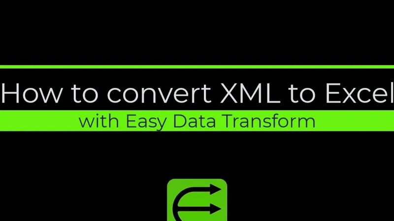 How to convert XML to Excel