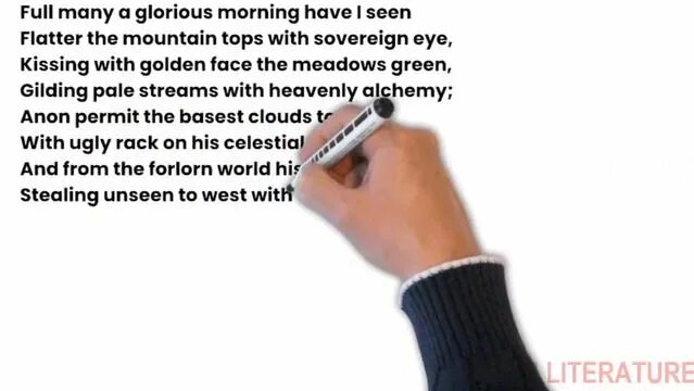 Sonnet 33 by William Shakespeare | Full many a glorious morning have I ...