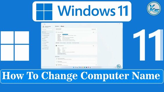 How To Change Computer Name in Windows 11 | Windows 11 Me Computer Name ...