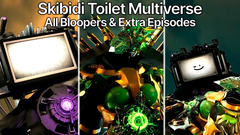 Skibidi Toilet Multiverse All Bloopers & Extra Episodes (60 FPS ...