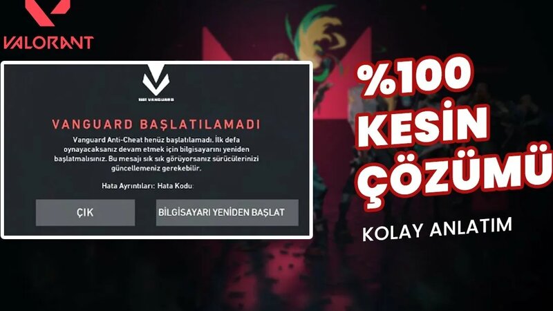 Valorant Vanguard Başlatılamadı Hatası Çözümü (Kolay Anlatım) - Yandex ...