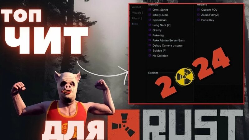 Лучший бесплатный чит для раст 2024 , скачать бесплатно читы rust 2548 ...