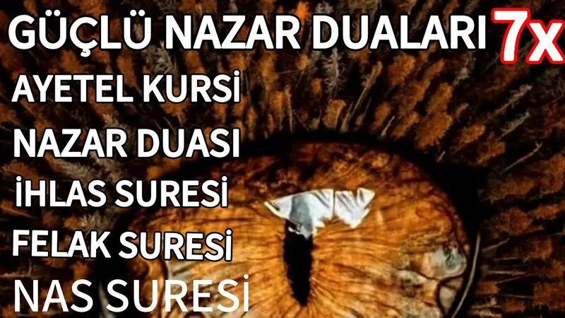 Güçlü Nazar Dualari 7x Ayetel kürsi - Nazar Duası - İhlas Suresi ...