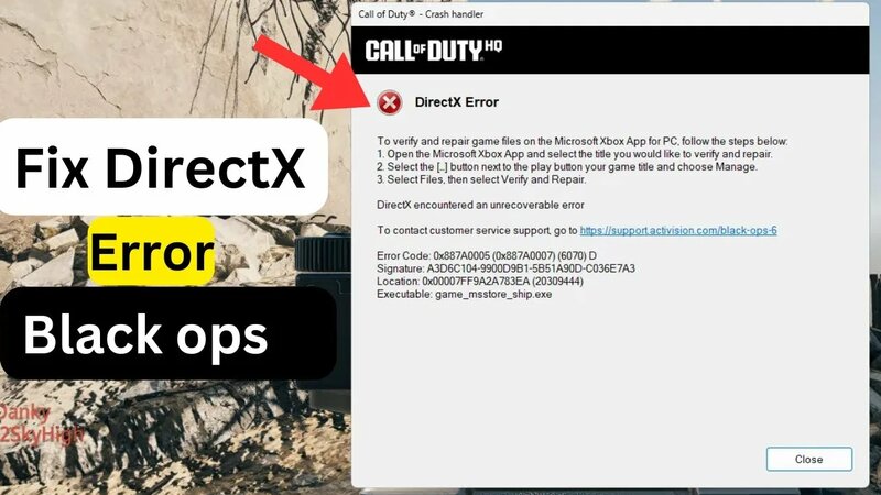 Call of Duty Black ops 6: DirectX Error - Easy Fix - Смотреть онлайн в ...