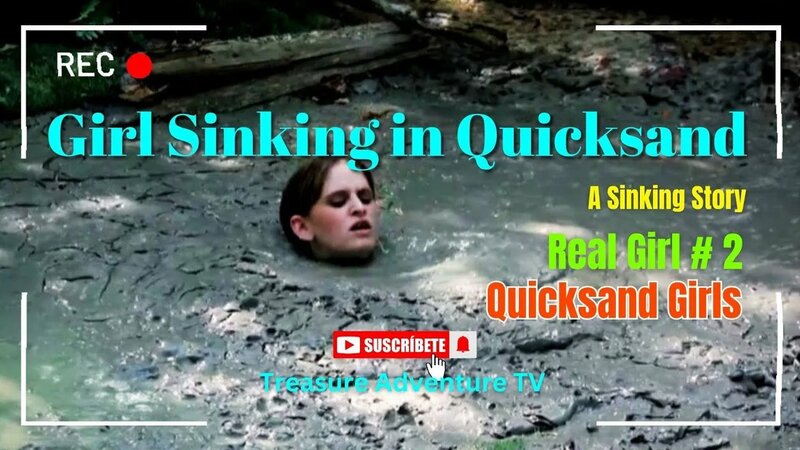 Girl Sinking in Quicksand || Quicksand Girls #survival #adventure # ...