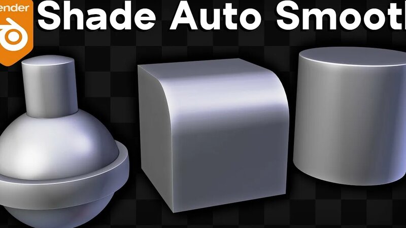 How to Use Shade Smooth & Shade Auto Smooth in Blender - Смотреть ...
