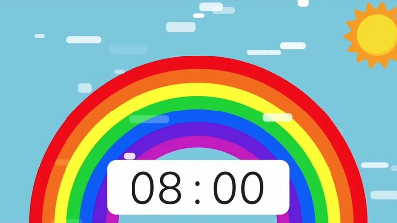 Rainbow Timer 8 Minute - Yandex Video aramada çevrimiçi izle