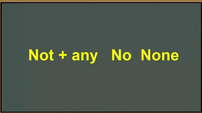 No, Not+Any ve None Kullanımı...Hizli İngilizce. - Yandex Video aramada ...
