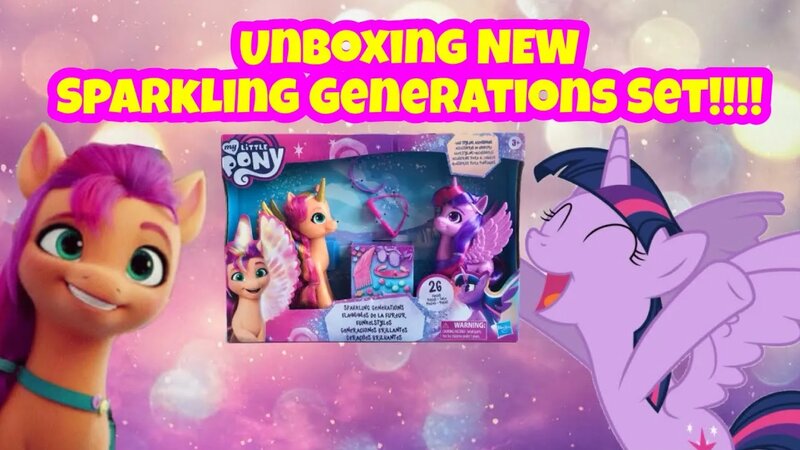 Unboxing NEW MLP My Little Pony G5 A New Generation Sparkling ...