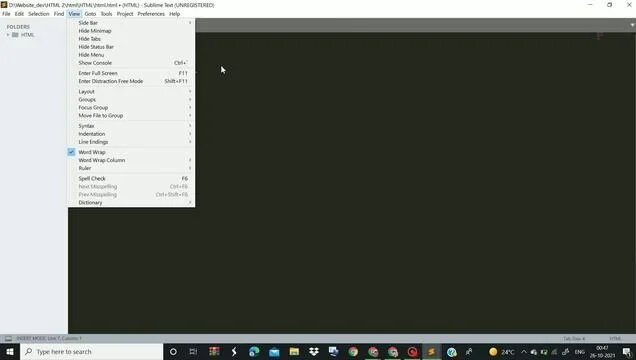 How To Run Html In Sublime Text 3 | How to Run Html code in Sublime ...