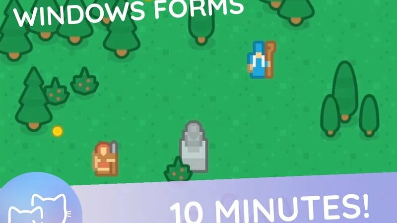 Winforms C# game in 10 minutes! programming 2D game .net - Смотреть ...