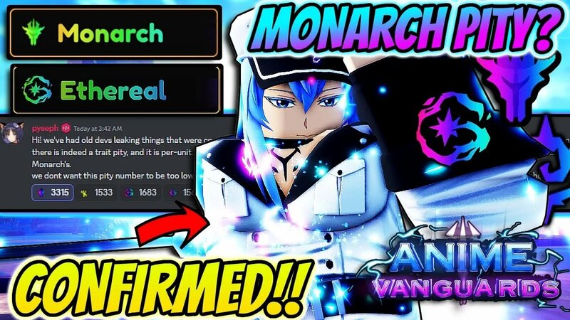 Insane* Anime Vanguards Monarch Trait Pity Is Officially Confirmed ...