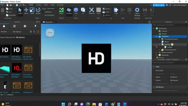 How to make players any rank in Roblox Studio HD Admin (Tutorial ...