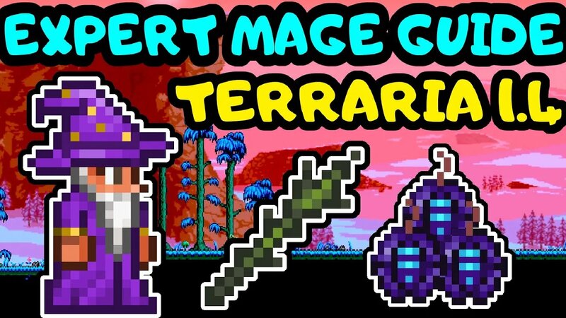 Terraria Expert MAGE Progression Guide! Terraria 1.4 Mage Guide for ...