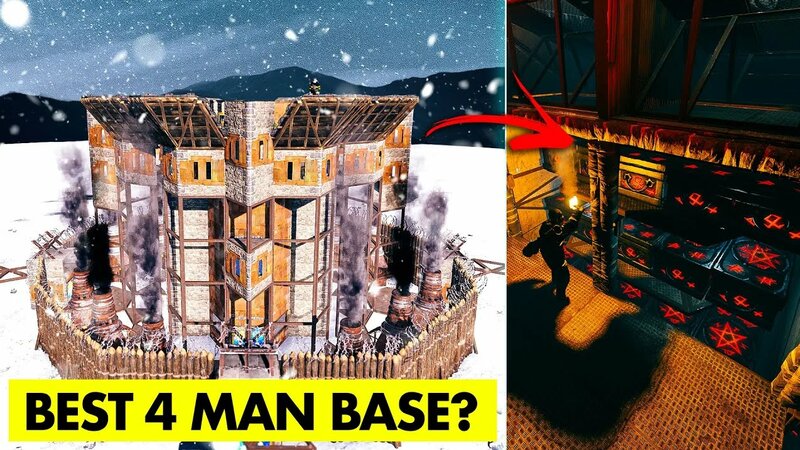 THE Dinghy - Best 4-6 Man Base in RUST? | Open Core + Wide Gap | Rust ...