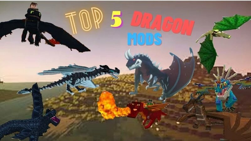 Top 5 Dragon Mods | Minecraft - Yandex Video aramada çevrimiçi izle