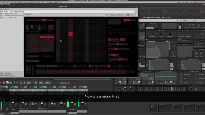 Reaper Daw JSFX plugin MIDI XY Pad Controller. - Смотреть онлайн в ...