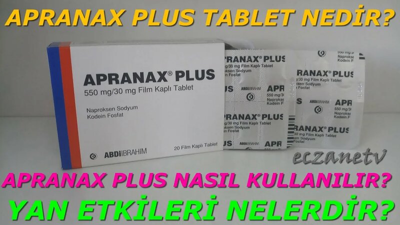 Apranax Plus Tablet Nedir? Apranax Plusın Yan Etkileri Nelerdir ...