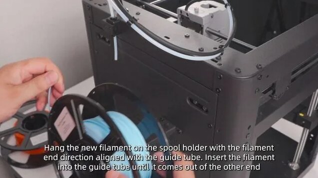 Flashforge Adventurer 5M loading and changing filament. - Смотреть ...