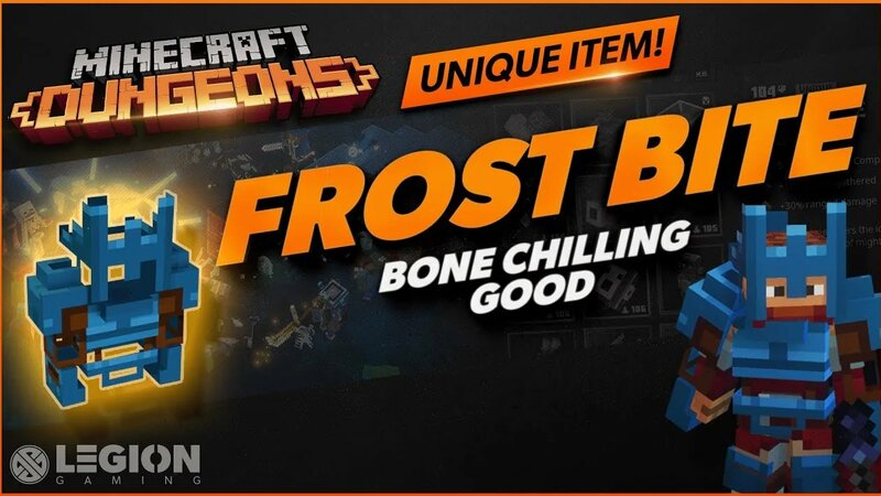 Minecraft Dungeons - Frost BITE | Unique Item Guide - Смотреть онлайн в ...