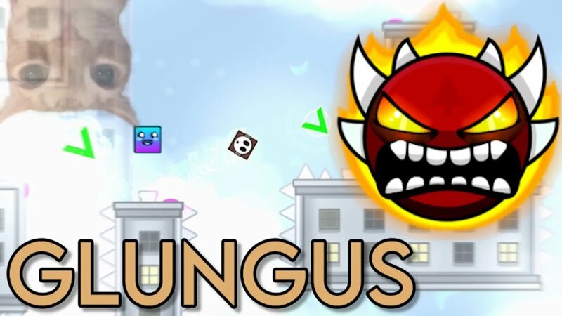 "glungus" by dpoopoop (Extreme Demon) // Geometry Dash 2.2 - Смотреть ...
