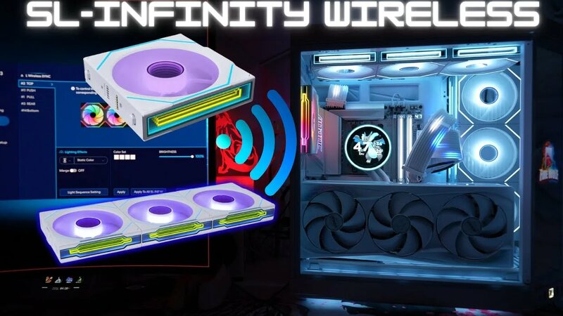 Lian Li Wireless SL-Infinity Fans : How To Install, Control RGB, and ...