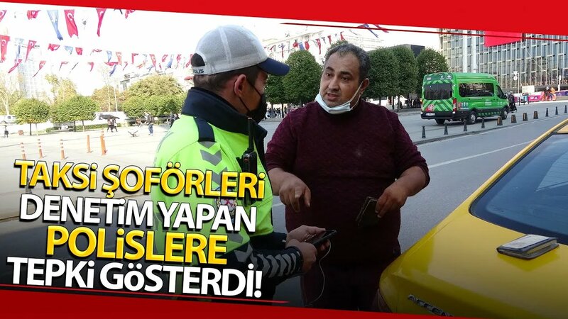 Taksim’de Taksi Denetimi: 2 Taksi Trafikten Men Edildi - Yandex Video ...