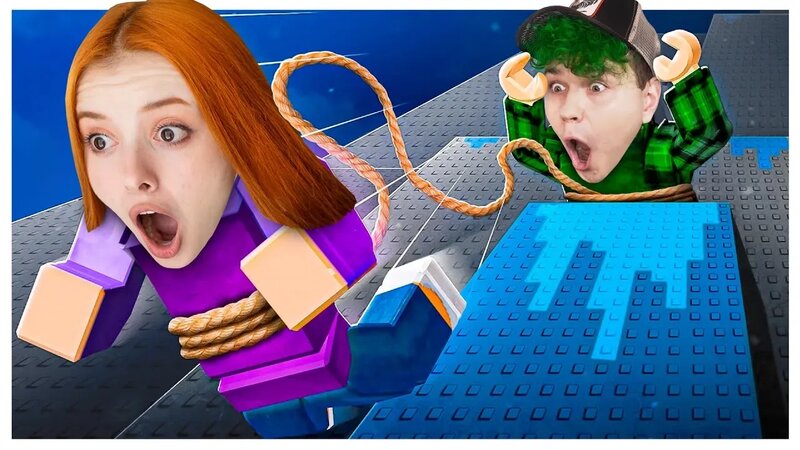 Мы Связаны Канатом в Роблокс челлендж (Roblox) - Милс Кел — Видео от ...