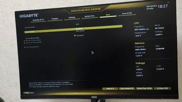 Не включается Faceit AC на Windows 11 Secure boot Enable [get.gt ...
