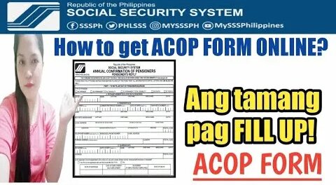 How to get ACOP FORM Online? At ang tamang pag fill up! - Yandex Video ...