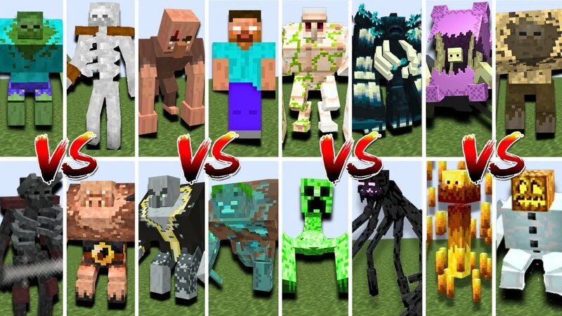 NEW Mutant MOBS Tournament | Minecraft Mob Battle - Yandex Video ...