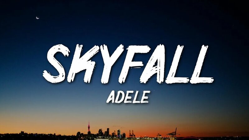 Skyfall - Adele (Lyrics) "Let the sky fall when it crumbles" - Смотреть ...