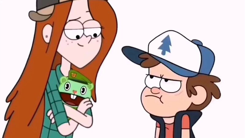 Flippy vs dipper pines - flippy X flaky - happy tree friends - Смотреть ...
