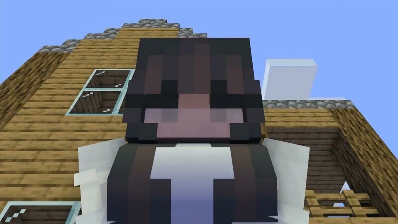 Giantess growth huge cutie ;3 Minecraft giantess growth animation #35 ...