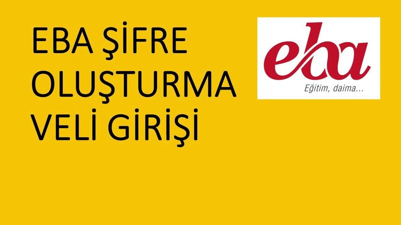 EBA giriş nasıl yapılır, EBA şifre nasıl alınır? #eba #meb