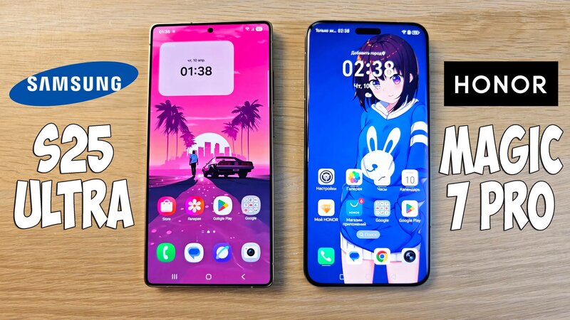 Samsung galaxy S25 ultra vs honor magic 7 pro - что выбрать? полное сравнение! - Смотреть онлайн ...