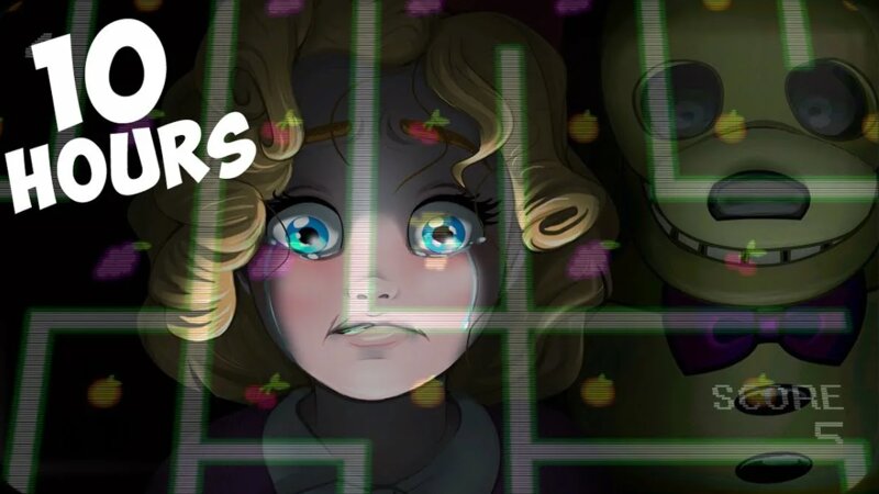 FNAF 6 Fruit Maze theme 10 hours Loop (Four Bits to the Left ...