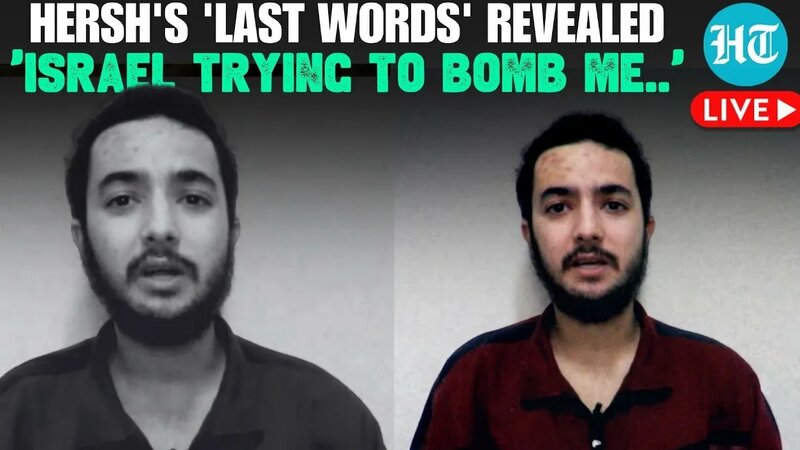 Hamas Releases Shocking New Video Of Israeli-American Hostage Hersh ...