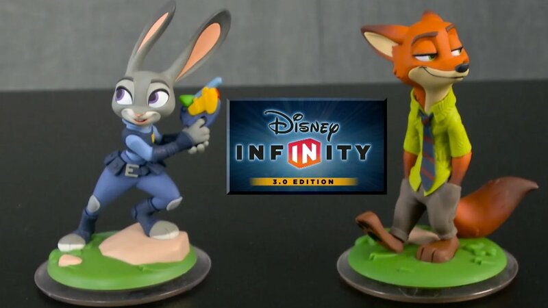 Disney Infinity 3.0 Zootopia Nick Wilde & Judy Hopps Figure from Disney ...