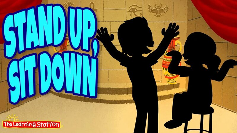 Stand Up, Sit Down Song Dance Songs for kids Brain Breaks Kids Songs by ...