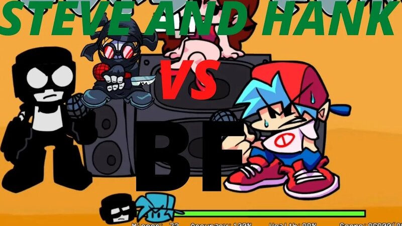 Steve tankman and hank VS BF [Friday Night Funkin'] NEW MOD - Yandex ...