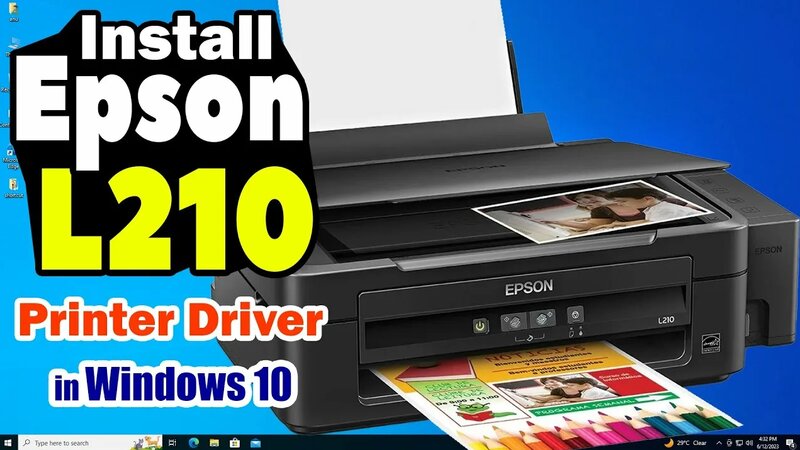 How to Download & Install Epson L210 Printer Driver in Windows 10 ...