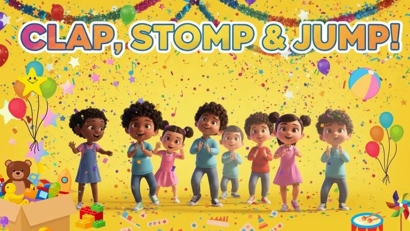 Clap Your Hands, Stomp Your Feet! | Fun Kids Action Song & Dance ...