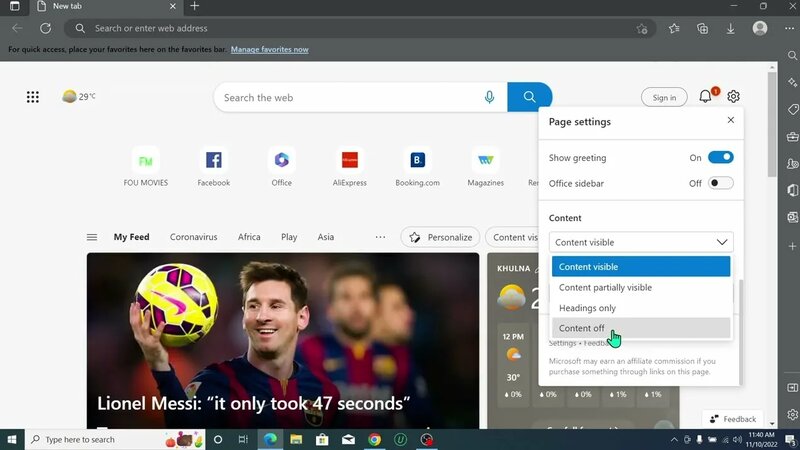 How to Disable News Feed on Microsoft Edge in Windows 10 - Смотреть ...