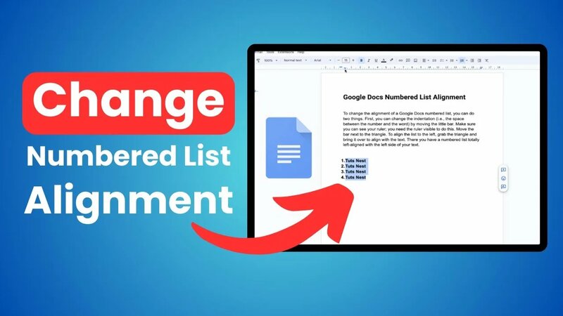 How To Change Numbered List Alignment In Google Docs - Yandex Video ...