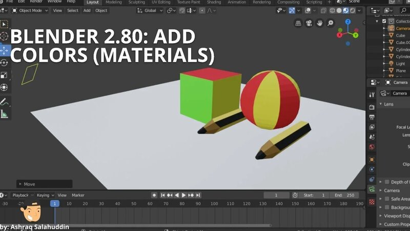 11. blender 2.80: how to ADD color in blender - Смотреть онлайн в ...