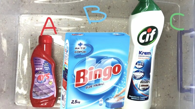 ASMR ABC Collab Ays cleaner, Bingo laundry powder and Cif cream ...